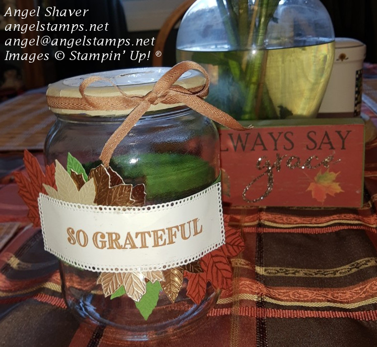 Happy Thanksgiving Gratitude Jar - Adaptive Crafting