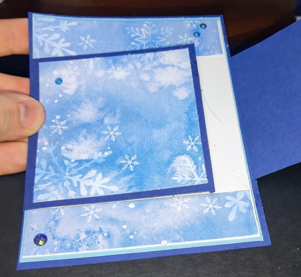 Overlap Snowstorm Card - Adaptive Crafting