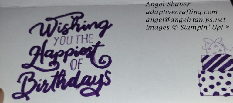 Birthday Season - Adaptive Crafting