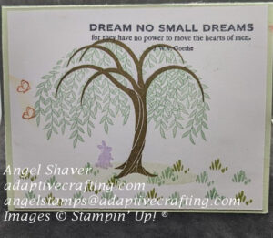 Simple Stamping Willow Tree - Adaptive Crafting