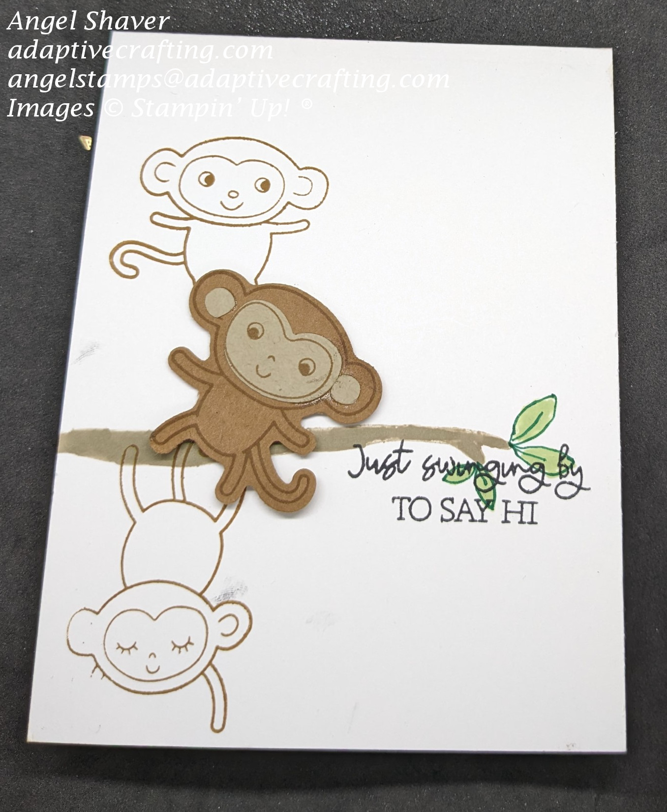 #simplestamping Monkeys - Adaptive Crafting