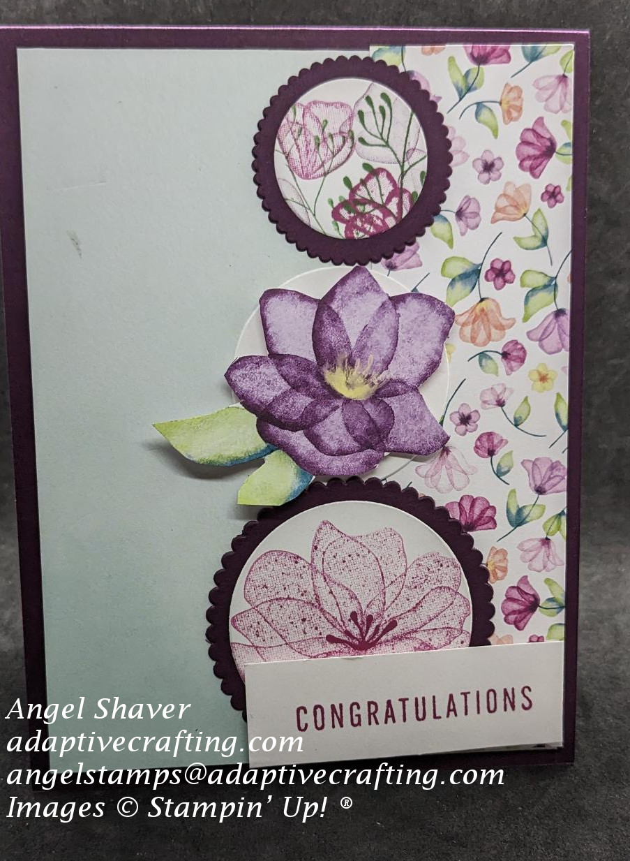 Fan of Flower Stamps - Adaptive Crafting