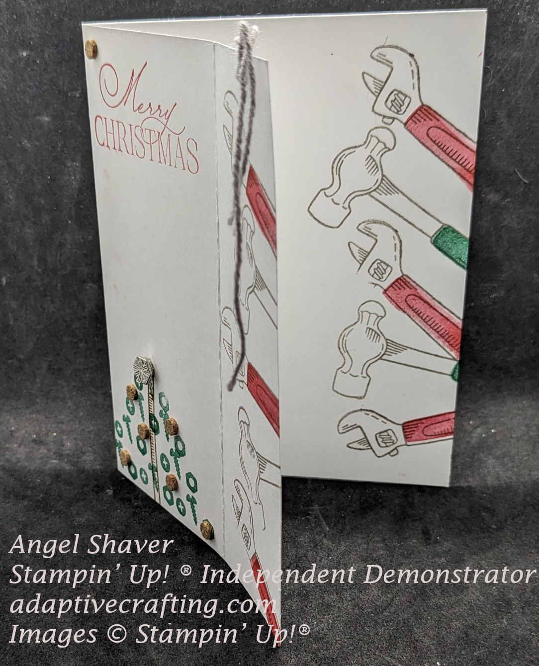 Christmas Tools Bookmark - Adaptive Crafting