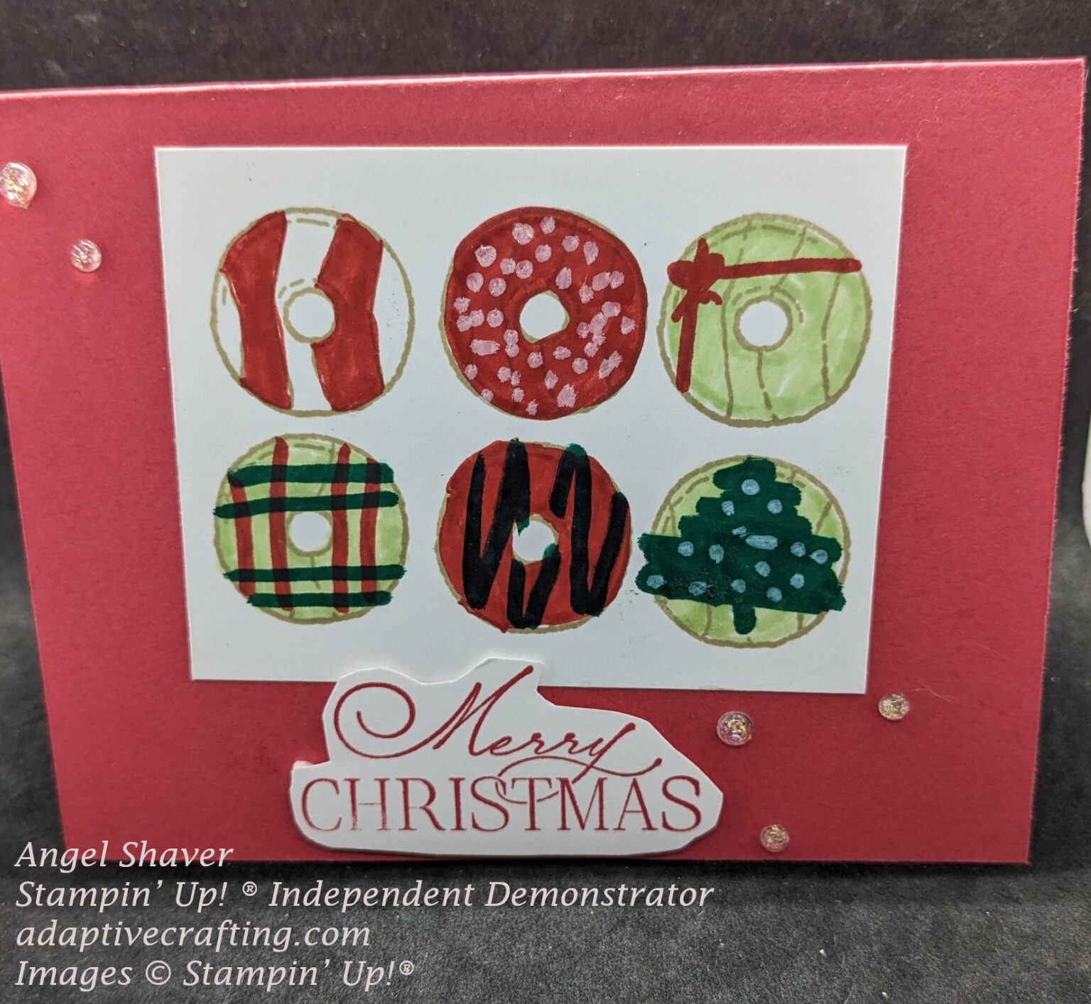 Christmas Donuts Adaptive Crafting